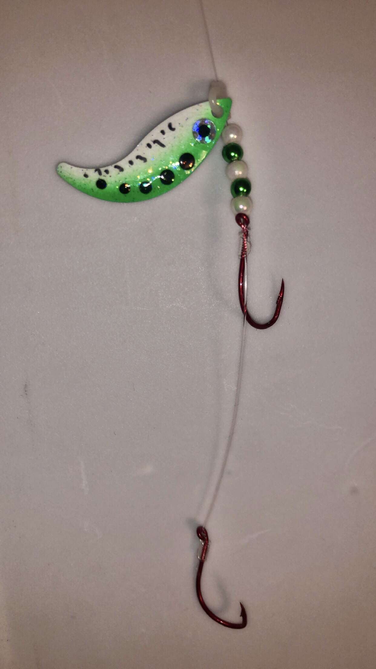 #2 Whiptail/UV Green – Dakota Blades